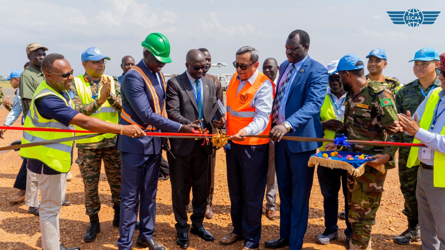UNMISS hands over first phase of Juba Airport apron expansion to SSCAA - Standard Zone News